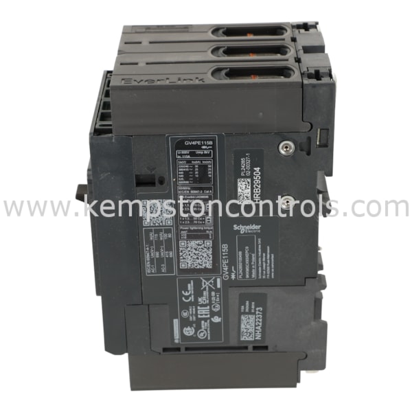 Schneider GV4PE115B SCHNEIDER MOTOR CIRCUIT BREAKER, TESYS GV4, 3P ...
