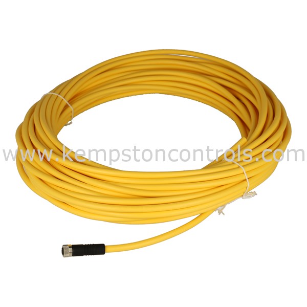 Pilz PSEN cable M8-8sf, 20m PILZ CONNECTION CABLE, PUR, YELLOW, 8 PIN ...