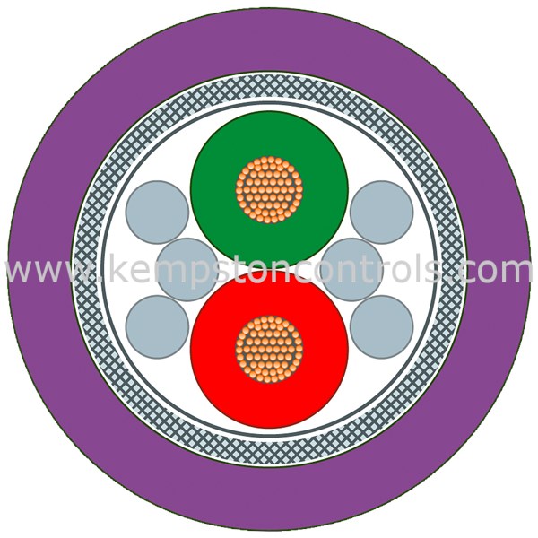 Siemens 6XV1830-0PH10 SIEMENS HIGHLY FLEXIBLE PROFIBUS CABLE, MIN 20M ...