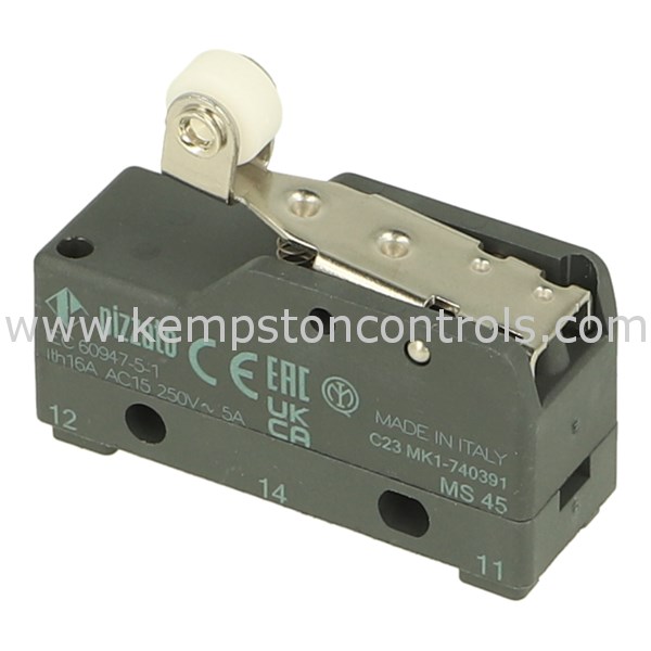 Pizzato MS 45 PIZZATO MICROSWITCH WITH SHORT ROLLER LEVER | Kempston ...