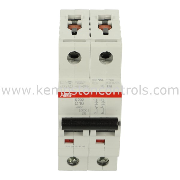 ABB 2CDS252001R0164 ABB 2CDS252001R0164 MINIATURE CIRCUIT BREAKER, 2 POLE, TYPE C, 16A ...