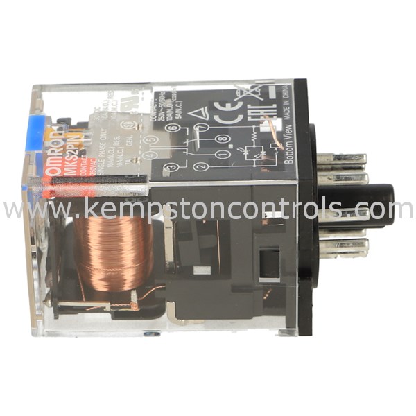 Omron MKS2PIN DC24 OMRON RELAY PLUG-IN 8 PIN DPDT 10A LED INDICATORS ...