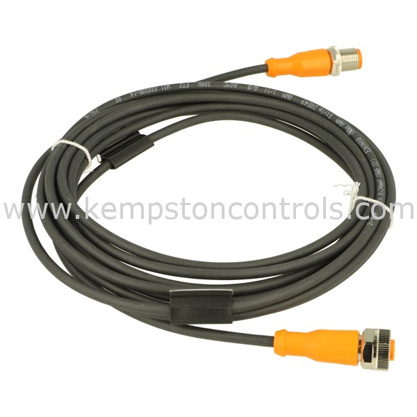 IFM EVC014 IFM JUMPER CABLE 4PIN M12 STR TO M12 STR 5M PUR | Kempston ...