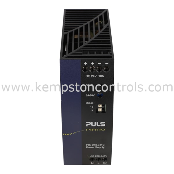Puls PIC240.241C PULS POWER SUPPLY SING PH INPUT, 24V, 10A | Kempston ...