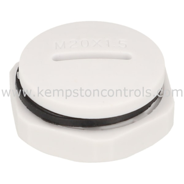 MCG M20BP MCG M20X1.5 BLANKING PLUG, WITH LOCKNUT, GREY | Kempston Controls