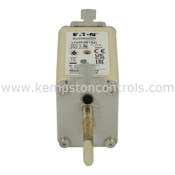 Bussmann 170M3815D BUSSMANN FUSE 200A 690V DIN 1* | Kempston Controls