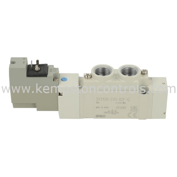 SMC SY7120-5YO-02F-Q SMC SY7000, 5 PORT SOLENOID VALVE, ALL TYPES | Kempston Controls