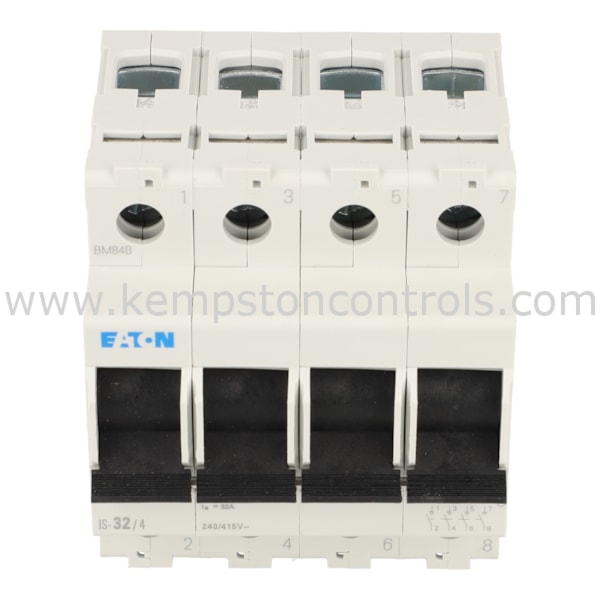Eaton Moeller IS-32/4 MOELLER MAIN SWITCH, 240/415VAC, 32A, 4-POLES ...