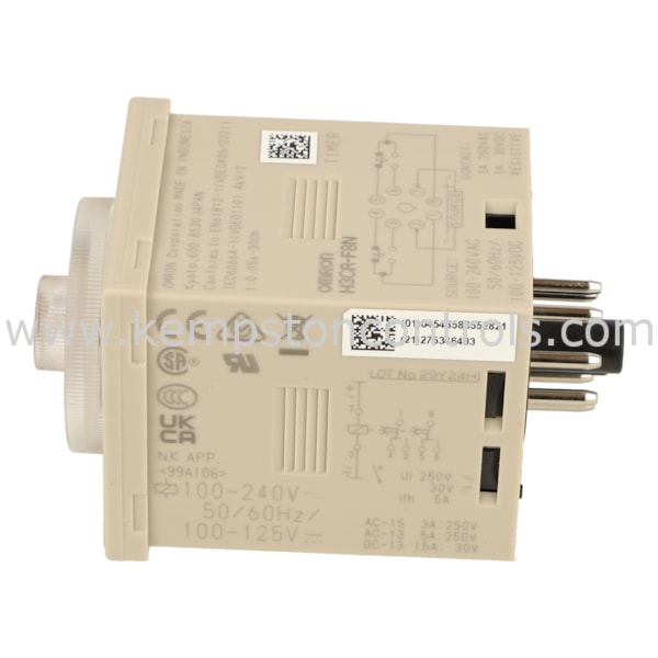 Omron H3CR-F8N AC100-240/DC100-125 OMRON TIMER, 8-PIN, 1/16DIN (48 X ...