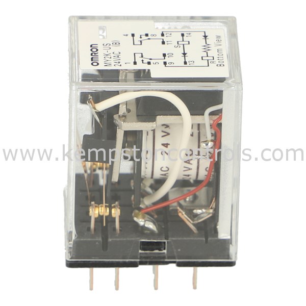 Omron MY2K-US 24VAC OMRON LATCHING RELAY, PLUG IN, 14 PIN, DPDT, 3A ...