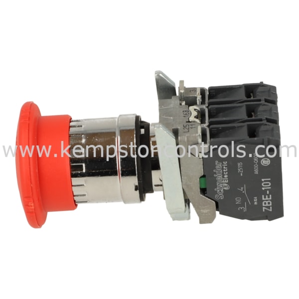 Schneider XB4BS84441 SCHNEIDER RED EMERGENCY STOP PUSH BUTTON DIA 40MM ...