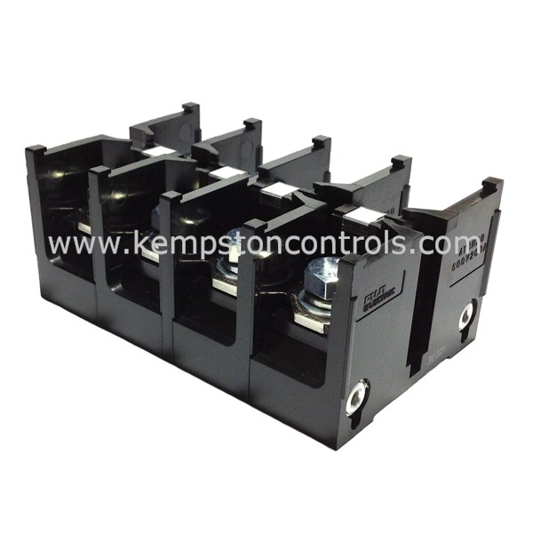 Fuji AYBN204-5 TERMINAL BLOCK 4 POLE 200 AMP WITH TURTLE SHAPED WASHER ...
