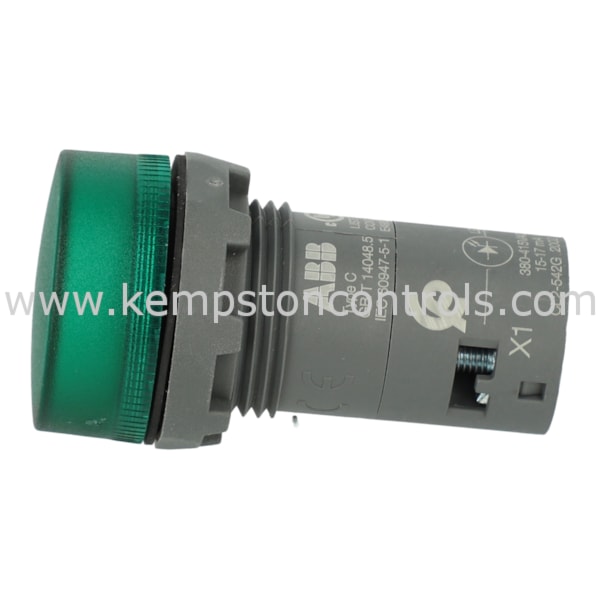 ABB 1SFA619403R5422 ABB COMPACT PILOT LIGHT, GREEN LED, ILLUMINATED ...