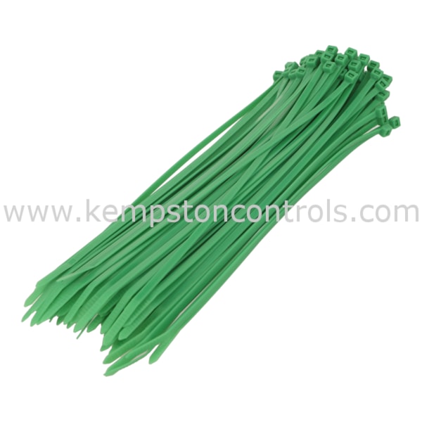 Termination Technology TT300-4.8GREEN TT NYLON CABLE TIES 300MM X 4.8MM ...