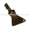 Castell QS-B-ABC CASTELL PLAIN BRASS KEY C/W SYMBOL ABC | Kempston Controls