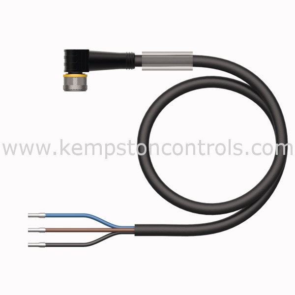 Turck Banner PKW3M-10/TEL TURCK BANNER CONNECTION CABLE, RIGHT, ANGLED ...