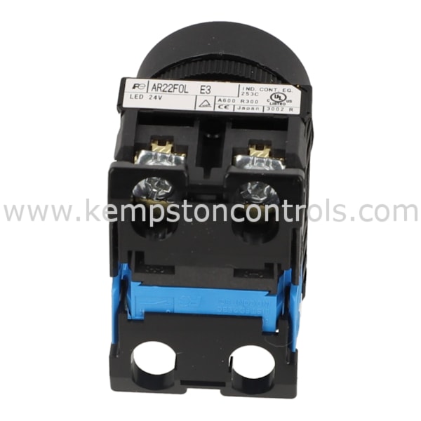 Fuji AR22F0L-10E3A FUJI ILLUMINATED PUSHBUTTON, FLUSH, 25MM ROUND HEAD ...