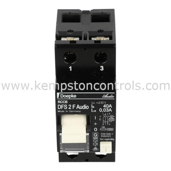 Doepke DFS2-040-2/0.03-F AUDIO DOEPKE RESIDUAL CURRENT CIRCUIT-BREAKER ...