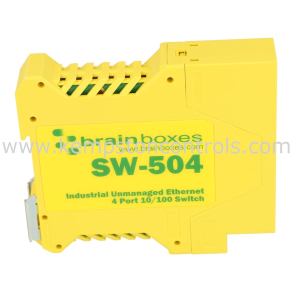 Brainboxes SW-504 BRAINBOXES INDUSTRIAL 4 PORT 10/100 ETHERNET SWITCH ...