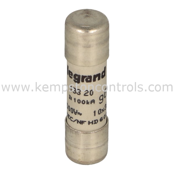 Legrand Power 013320 LEGRAND FUSE,20A, TYPE GG, 10.3X38MM | Kempston ...