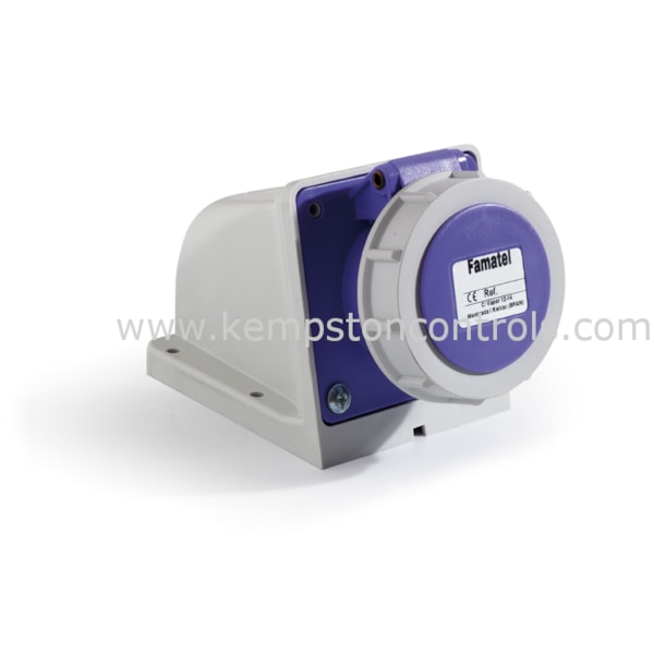 Famatel UK 24991 FAMATEL SURFACE MOUNTED SOCKET, 16A, 24VDC, 3 POLE ...