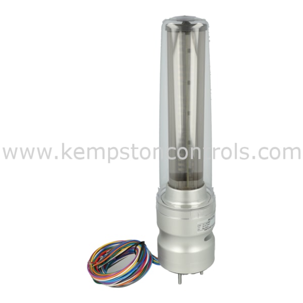 Patlite LS7-502SFBWH-RYGBC PATLITE LS7 CLEAR SIGNAL TOWER, BUZZER, 5 ...