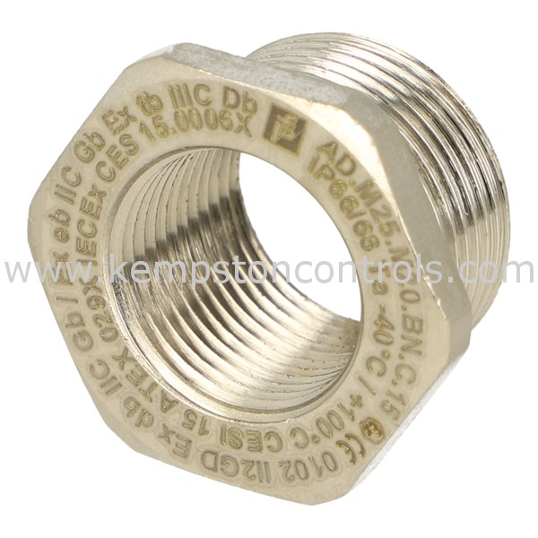 Pepperl + Fuchs AD.M25.M20.BN.C.15.K35 P+F ATEX ADAPTER BRASS NICKEL ...