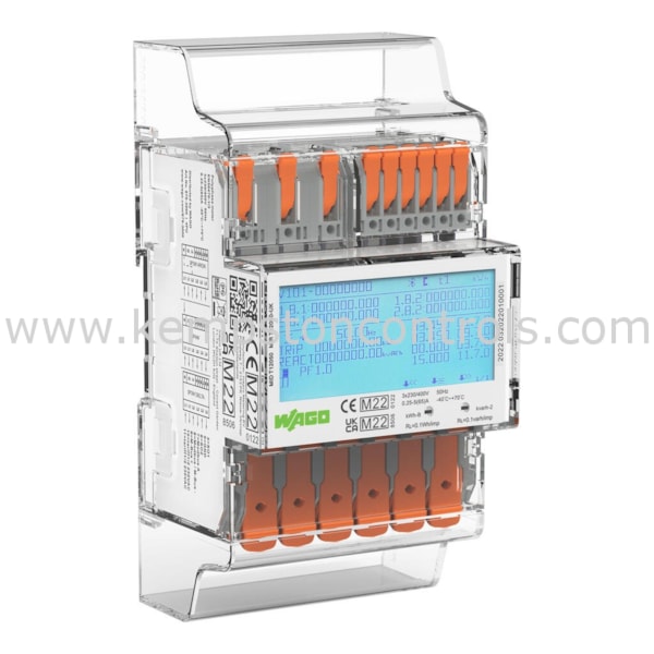 WAGO 879-3000 WAGO ENERGY METER (MID) DIRECT CONNECTION UP TO 65A ...
