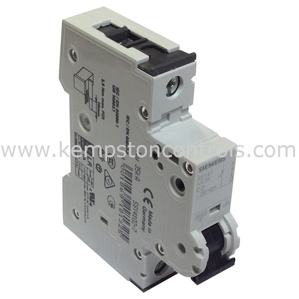 Siemens 5SY4102-7 2AMP MCB TYPE C | Kempston Controls
