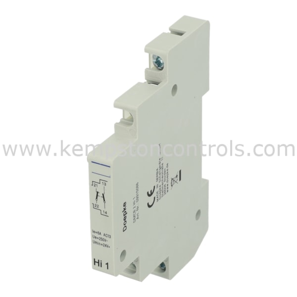 Doepke DMCB2-HI1 DOEPKE AUXILIARY SWITCH, 1 NO, 1NC, 250V, 8A, FOR ...