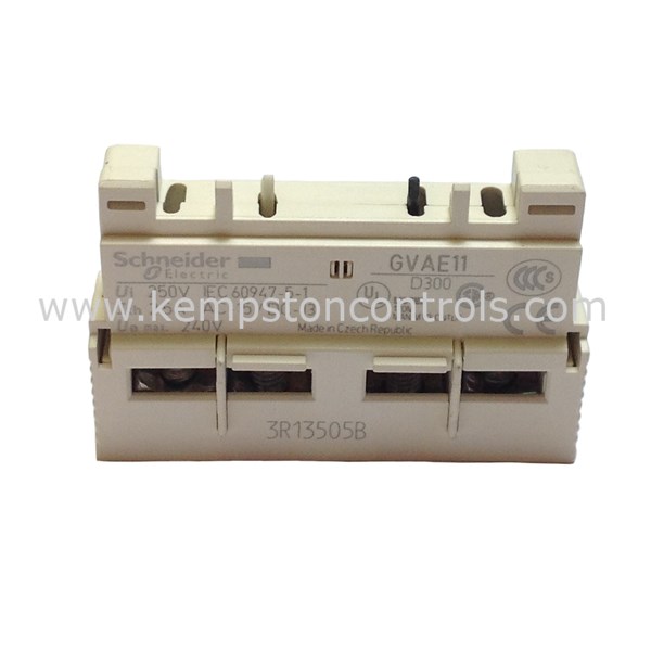 Schneider GVAE11 SCHNEIDER TESYS GV2 & GV3, AUXILIARY CONTACT, 1 NO + 1 ...