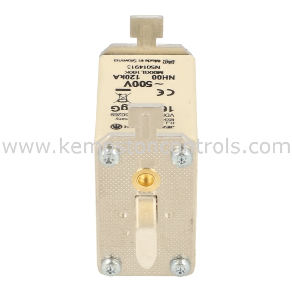 Jean Moeller N5014913 JEAN MOELLER NH FUSE LINKS, 160A, GG, 500V, NH00 ...