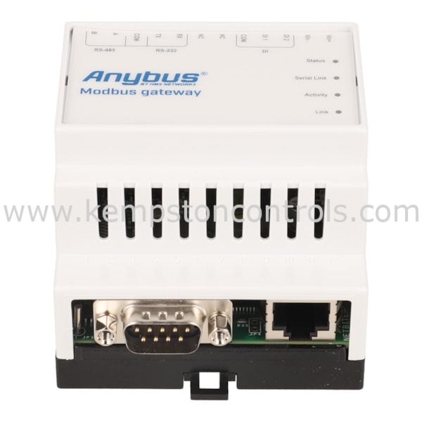 Anybus AB7702-B ANYBUS GATEWAYS MODBUS TCP SLAVE,9-24VAC/DC,2W,300-115200BITS/S,DIN RAIL MOUNT ...