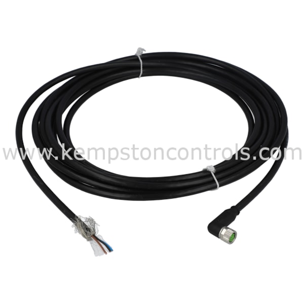 MURR 7000-08801-6010500 MURR M8 A CODED 4 POLE, 4 WIRE, RIGHT ANGLE ...