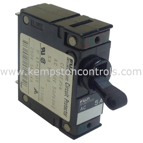 Fuji CP31E/5W CIRCUIT PROTECTOR 1 POLE 5 AMP +AUX SWITCH | Kempston Controls