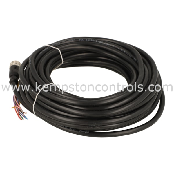 Pizzato VF CA12PD10M PIZZATO M12 FEMALE WIRED CONNECTOR: STRAIGHT, 12 ...