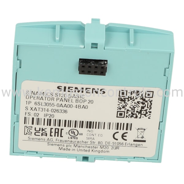 Siemens 6SL3055-0AA00-4BA0 SIEMENS SINAMICS S120 BASIC OPERATOR PANEL ...