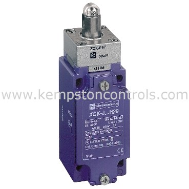 Telemecanique Sensors XCKJ167 TELEMECANIQUE LIMIT SWITCH, STEEL ROLLER PLUNGER REINFORCED, NC ...