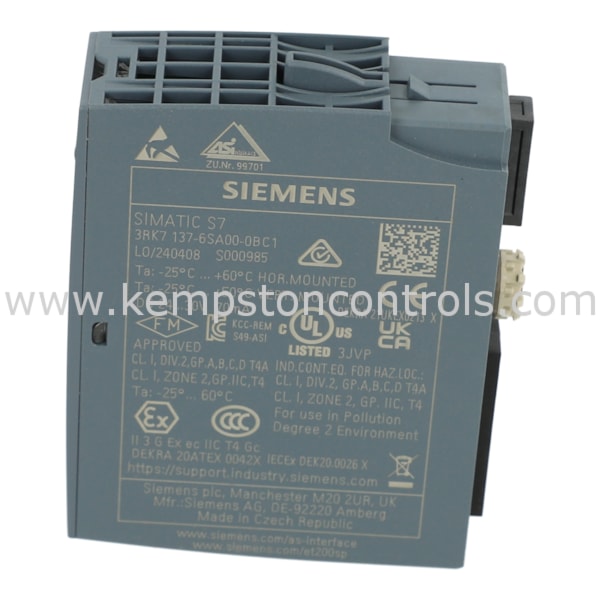 Siemens 3RK7137-6SA00-0BC1 SIEMENS SIMATIC ET 200SP COMMUNICATION ...