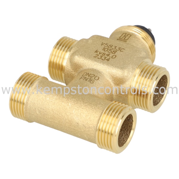 Honeywell Fema V5833C1058 HONEYWELL FEMA 3-WAY CONTROL VALVE, 6.5MM STROKE, PN16, FLAT END, 20MM ...