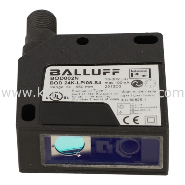 Balluff BOD 24K-LPI08-S4 BALLUFF PHOTOELECTRIC DISTANCE SENSOR, IO-LINK ...