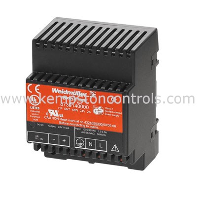 Weidmuller 8739140000 WEIDMULLER CP SNT 48W 24V 2A POWER SUPPLY UNIT 1 ...