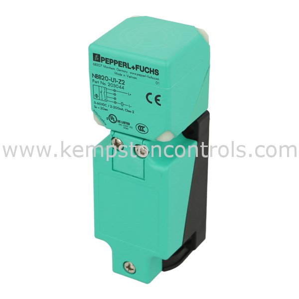 Pepperl + Fuchs NBB20-U1-Z2 P+F INDUCTIVE SENSOR, BLOCK HOUSING, 20MM RANGE FLUSH, 2 WIRE DC NO ...