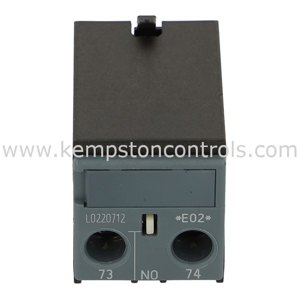 Siemens 3RH2911-1BA10 SIEMENS AUX.SWITCH BLOCK,FRONT,1NO, CURR.PATH: 1 | Kempston Controls