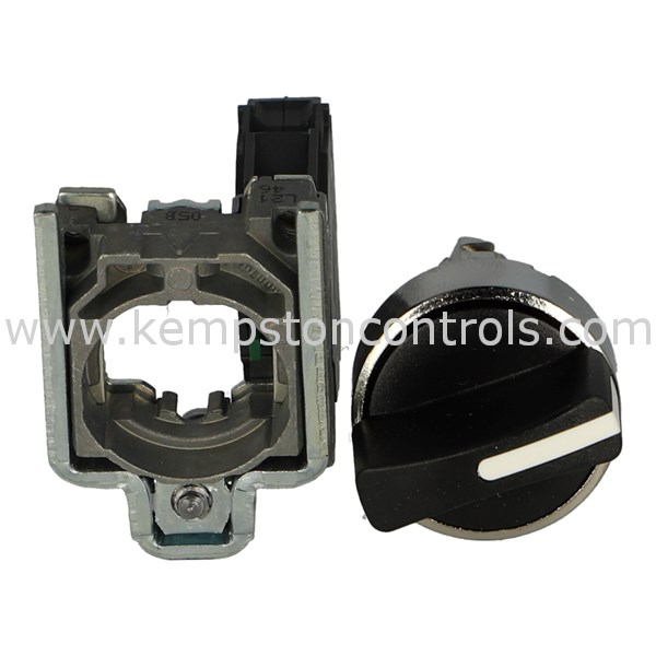 Schneider XB4BD21 SCHNEIDER XB4BD21 BLACK SELECTOR SWITCH, 22, 2 ...