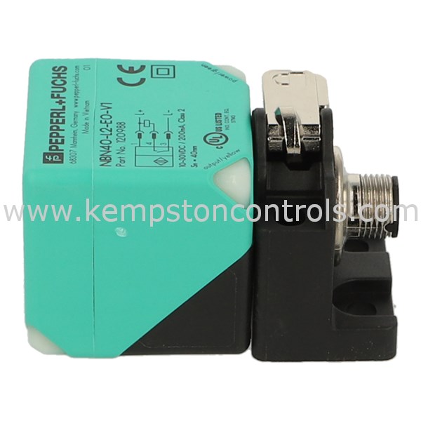 Pepperl + Fuchs NBN40-L2-E0-V1 P+F INDUCTIVE SENSOR, 40X40MM HEAD, 40MM RANGE NON-FLUSH, NPN NO ...