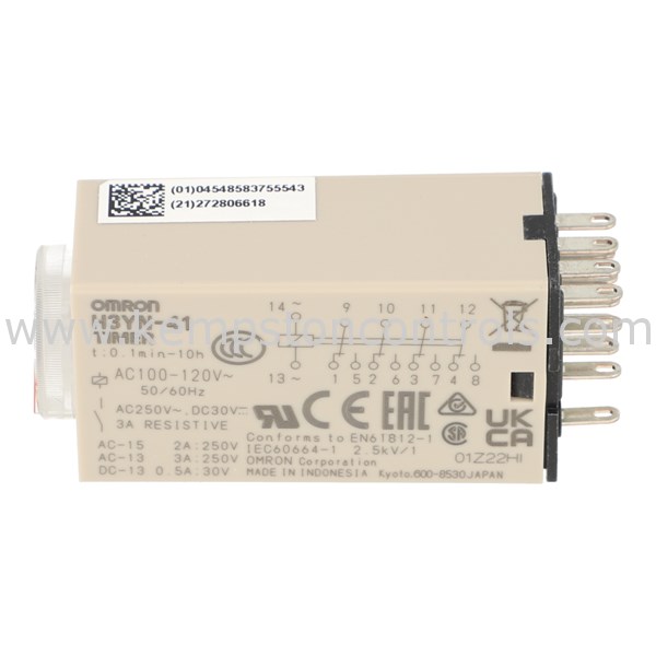 Omron H3YN-41 AC100-120 OMRON TIMER, PLUG-IN, 14-PIN, MULTIFUNCTION, 0.1M-10H, 4PDT, 3A, 100 ...