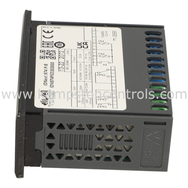 Eliwell PELX023 ELIWELL IDNEXT 974 P/B, REFRIGERATION CONTROLLER, NTC ...
