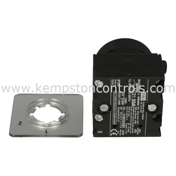 IMO CS20A-W2 IMO CAM SWITCH 2 POLE 2 POSITION 20AMP, CHANGEOVER WITHOUT ...