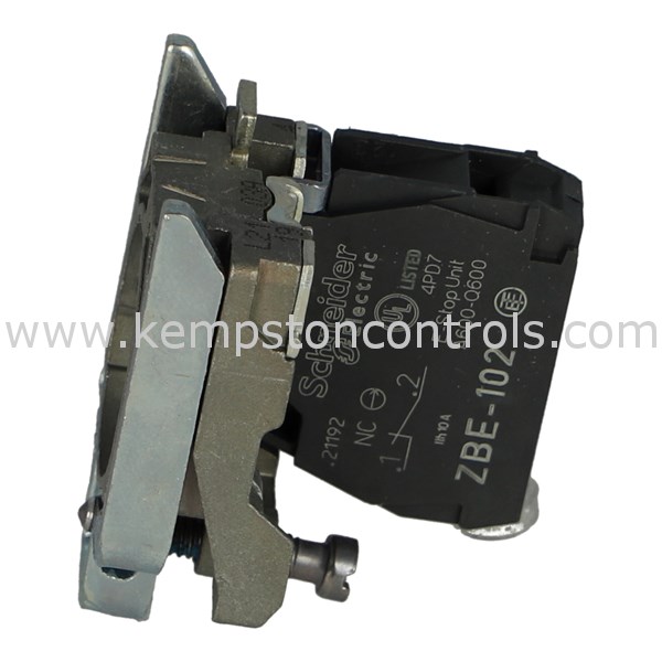 Schneider ZB4BZ102 SCHNEIDER SINGLE CONTACT BLOCK WITH BODY/FIXING ...